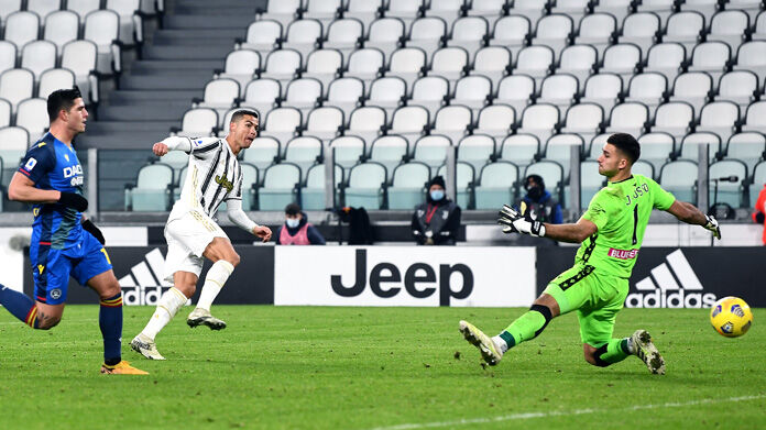 Esultanza Ronaldo: cosa significa il gesto del portoghese in Juve-Udinese