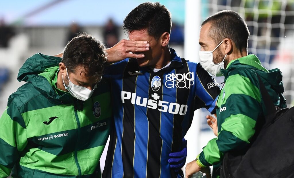 Infortunio Pessina: lesione di II grado al flessore della coscia destra ...