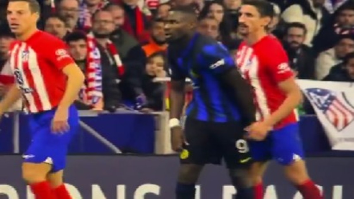 Atletico Madrid Inter, il gesto di Thuram a Savic - VIDEO - Calcio News 24
