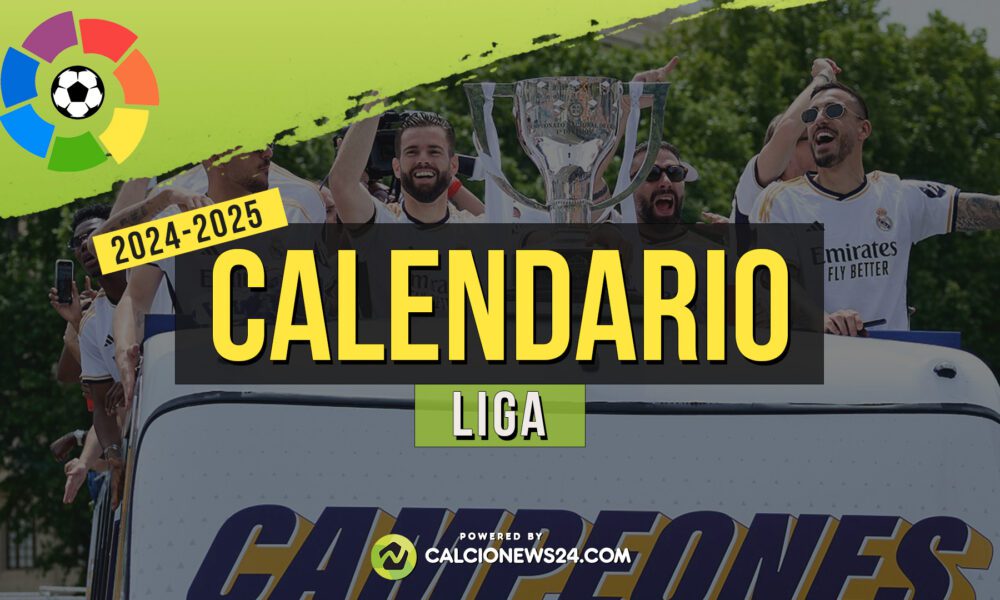 Calendario Liga 2024/2025: partite, risultati, classifica