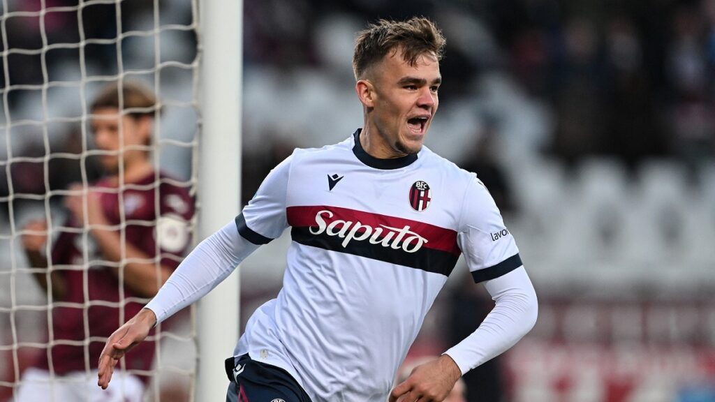 Bologna, si è 'stappato' Dallinga, primo gol con il Torino: «Scusate se ...