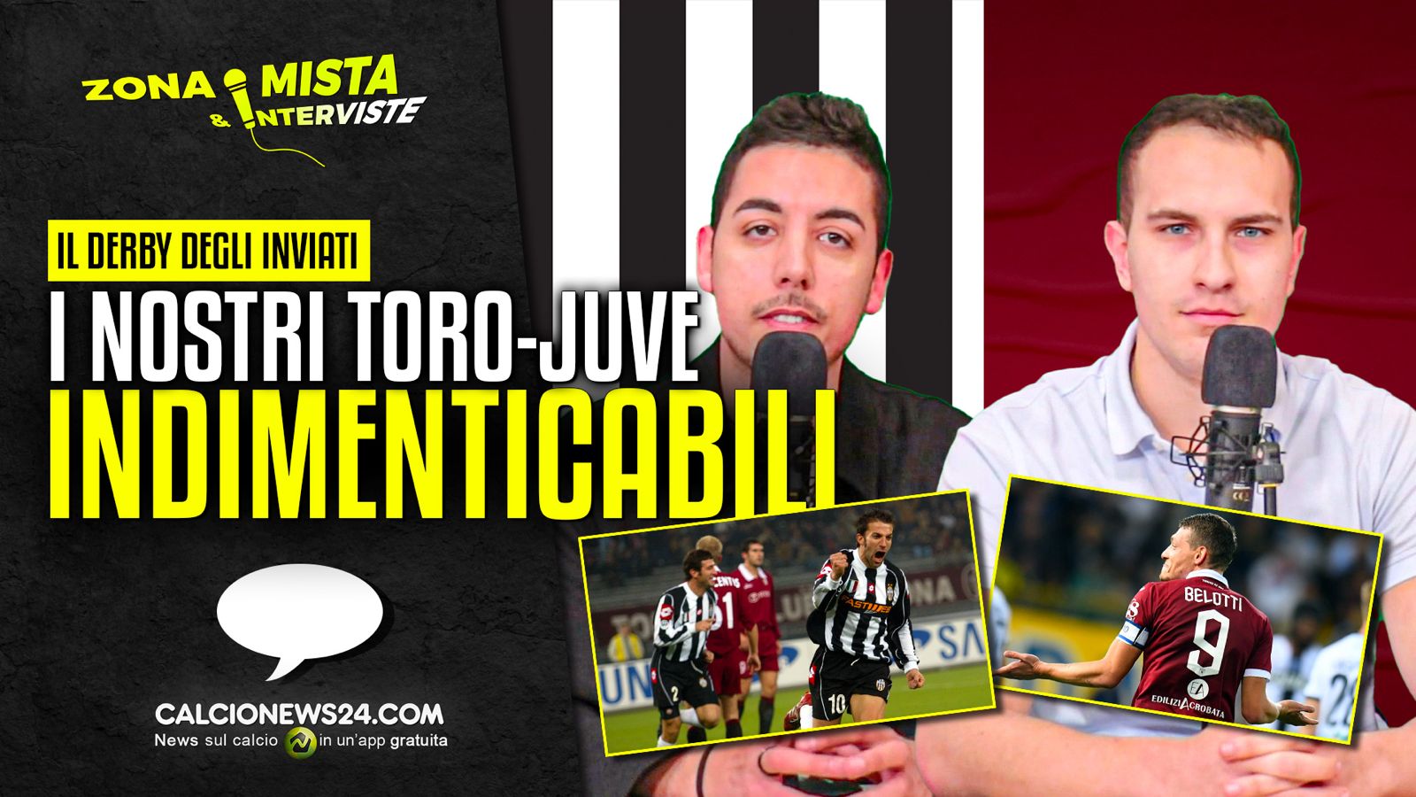 Toro Juve, ecco l'intervista doppia ai giornalisti - VIDEO