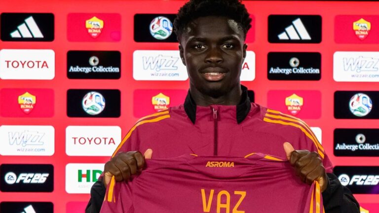 Robinio Vaz Roma, ora è ufficiale: il comunicato del club